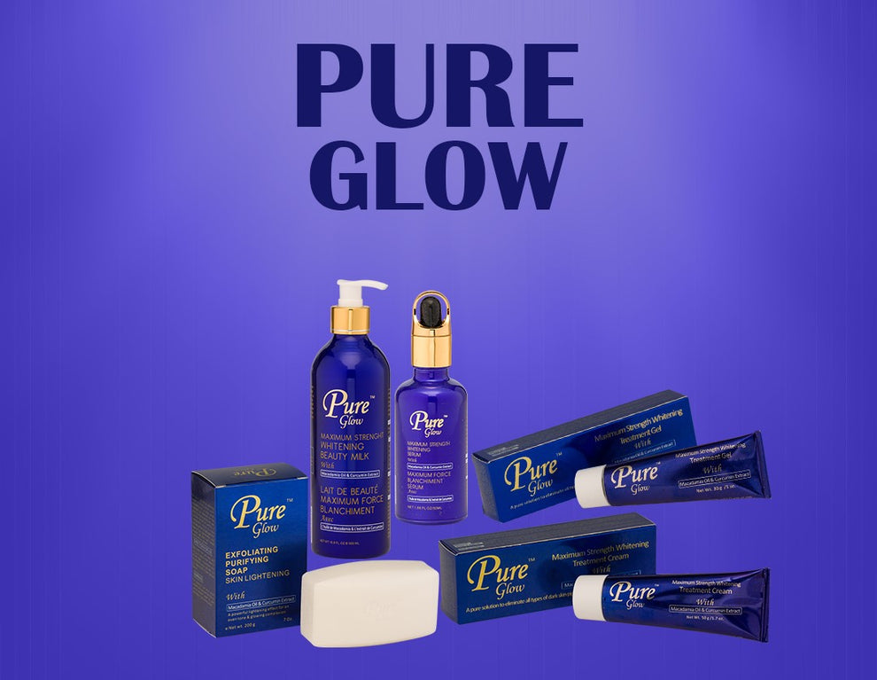 Pure glow set of 5 | Best Skincare Products In UK – afrohairshop